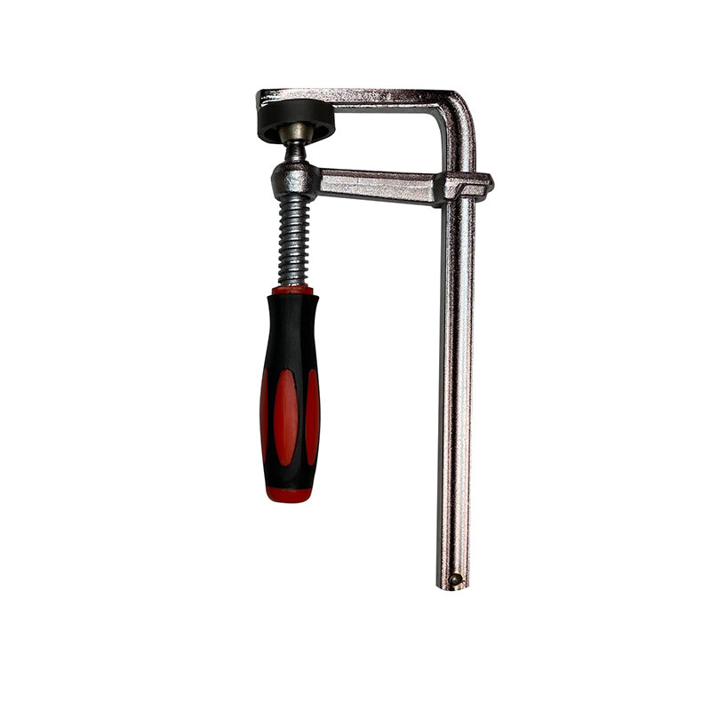 WOODWORK Струбцина кованная F-тип 160x60мм c винтовой рукояткой для установки в Т-паз HTC-1660