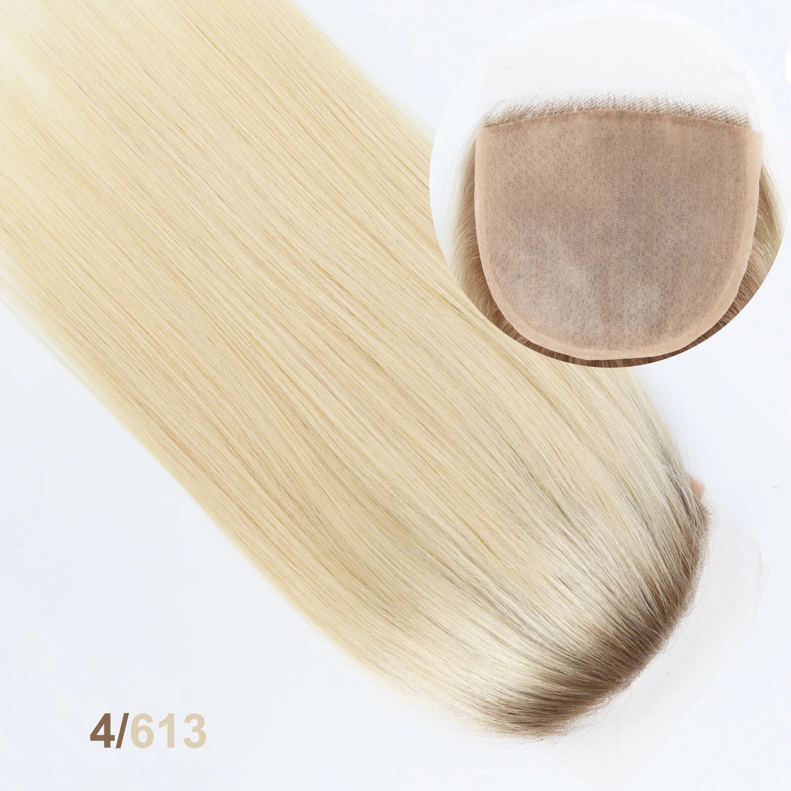 Топпер для волос iVogue Wig Омбре Блонд 5x5 дюймов 8-613, with Clips in, Free Part, 14 дюймов