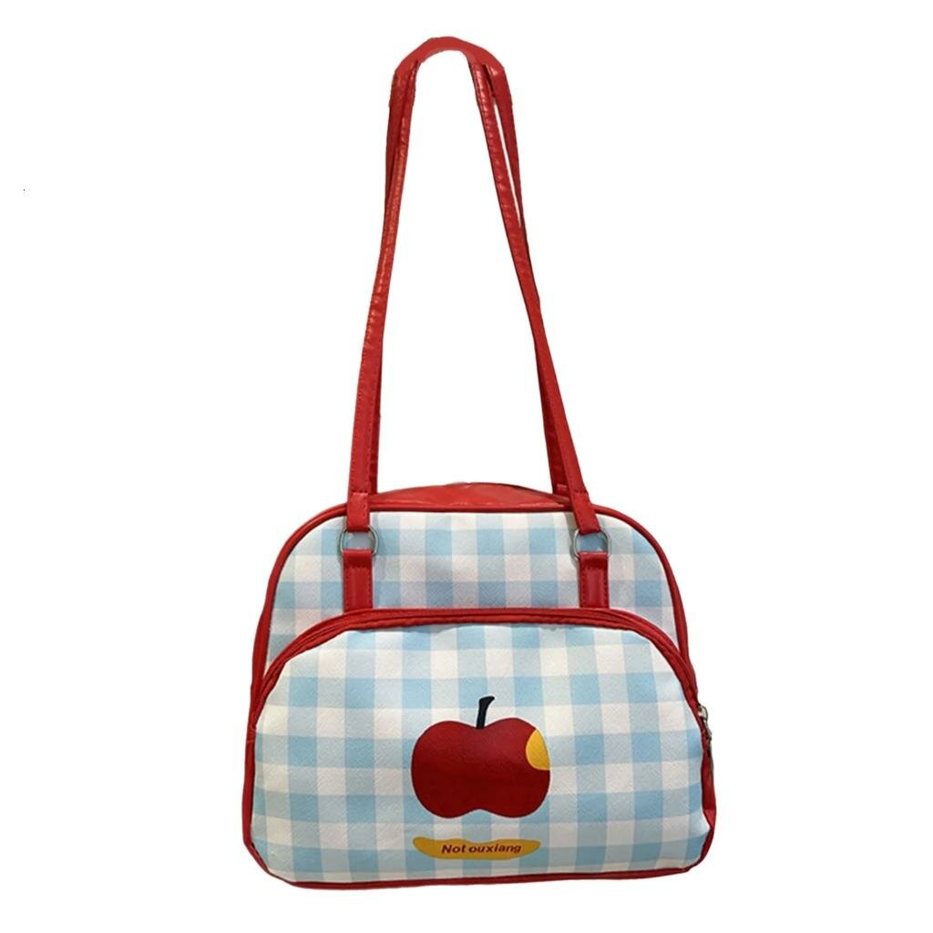 Модная переносная сумка sweet apple через плечо-красный