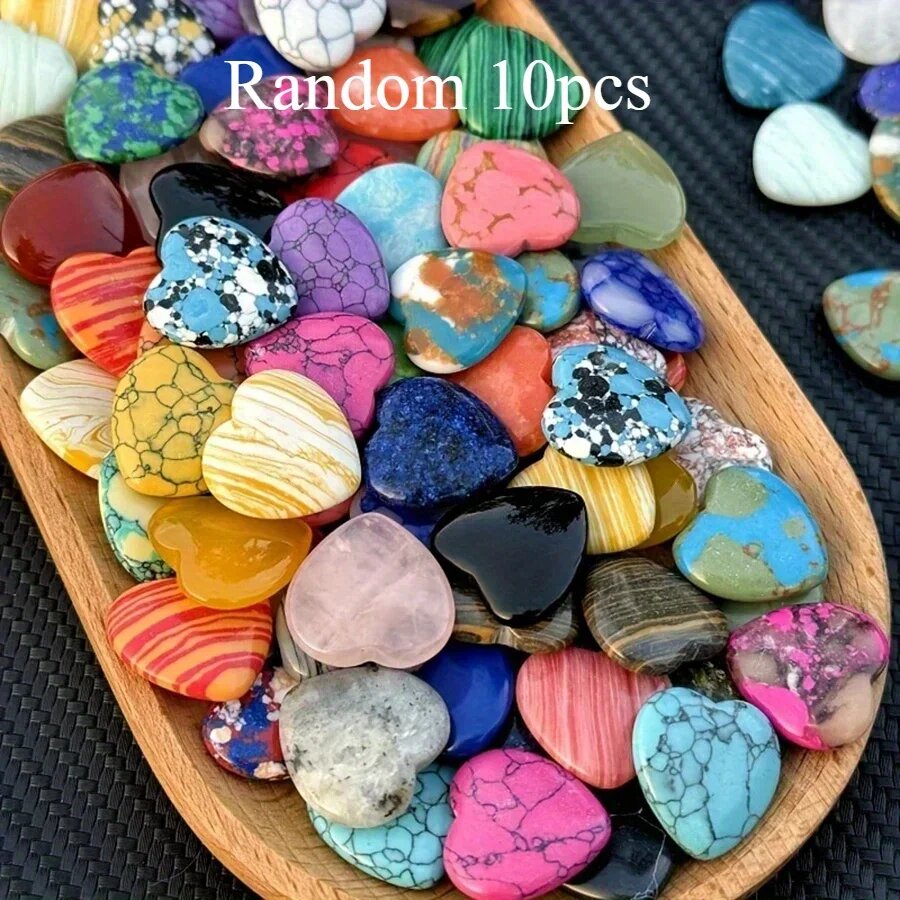 Набор камней аметист агат 10 шт.