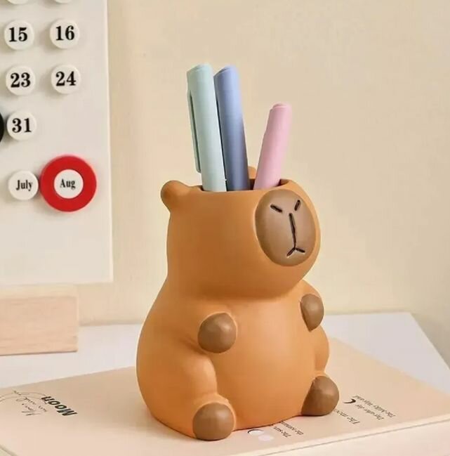 Забавный органайзер для карандашей и ручек - Капибара