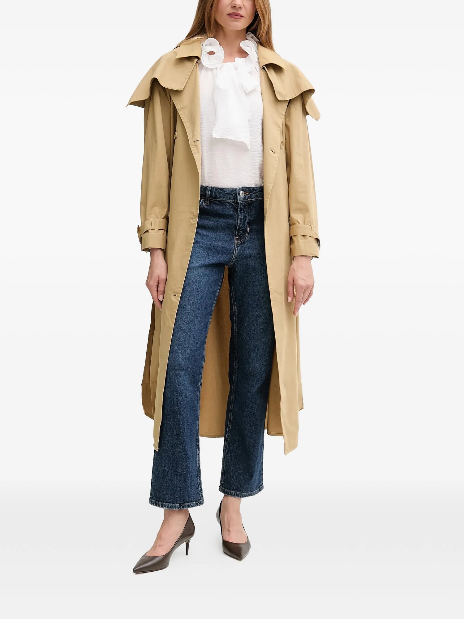 Блуза Pedro del Hierro, размер XL, white — фото 1