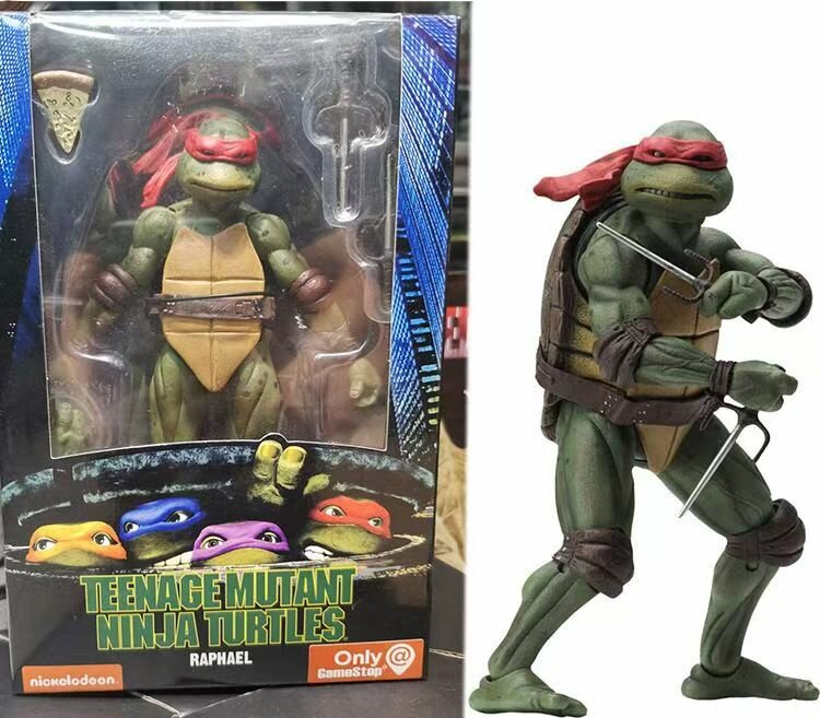 Черепашки Ниндзя(NECA Teenage Mutant Ninja Turtles) Леонардо (Leonardo) (Высота 18 см)