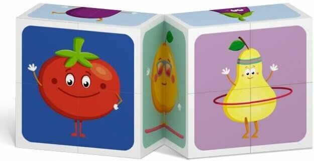 Кубик трансформер STELLAR Овощи и Фрукты 00874