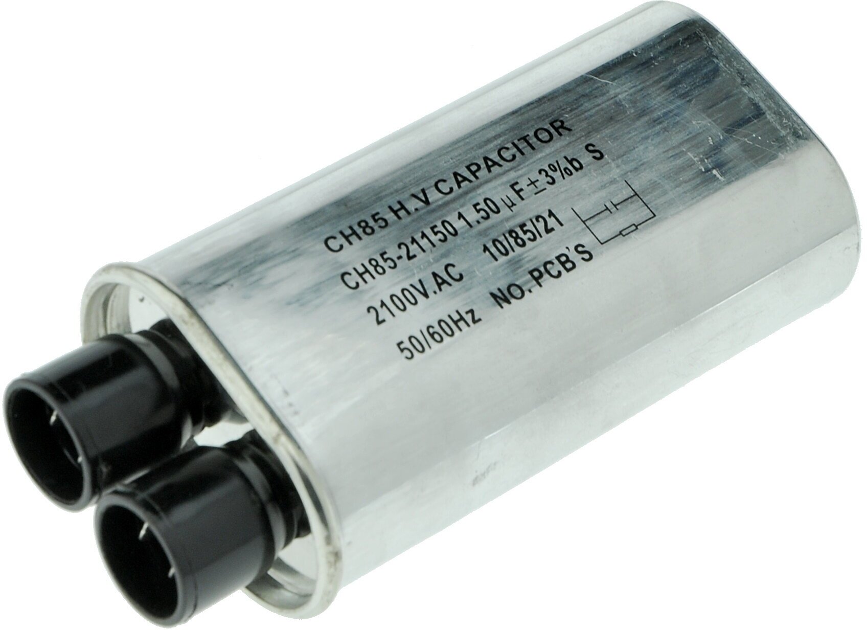 Электролитический конденсатор 1.50 mF 2100V для СВЧ