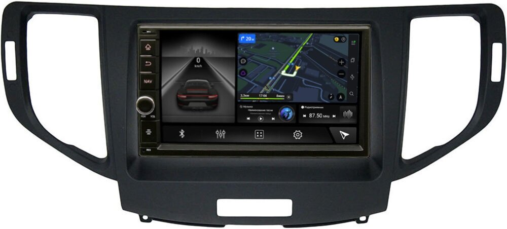 Штатная магнитола Honda Accord 8 2007-2015 Canbox GTR056-RP-HNACC-248 Android 10 (4/64, DSP, IPS, Carplay) С крутилкой