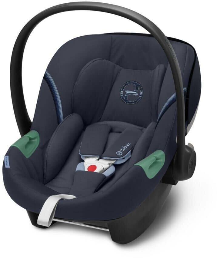 Автокресло с рождения 0+ Cybex Aton S2 i-Size Ocean Blue, автопереноска до 13 кг, к любой коляске через адаптеры