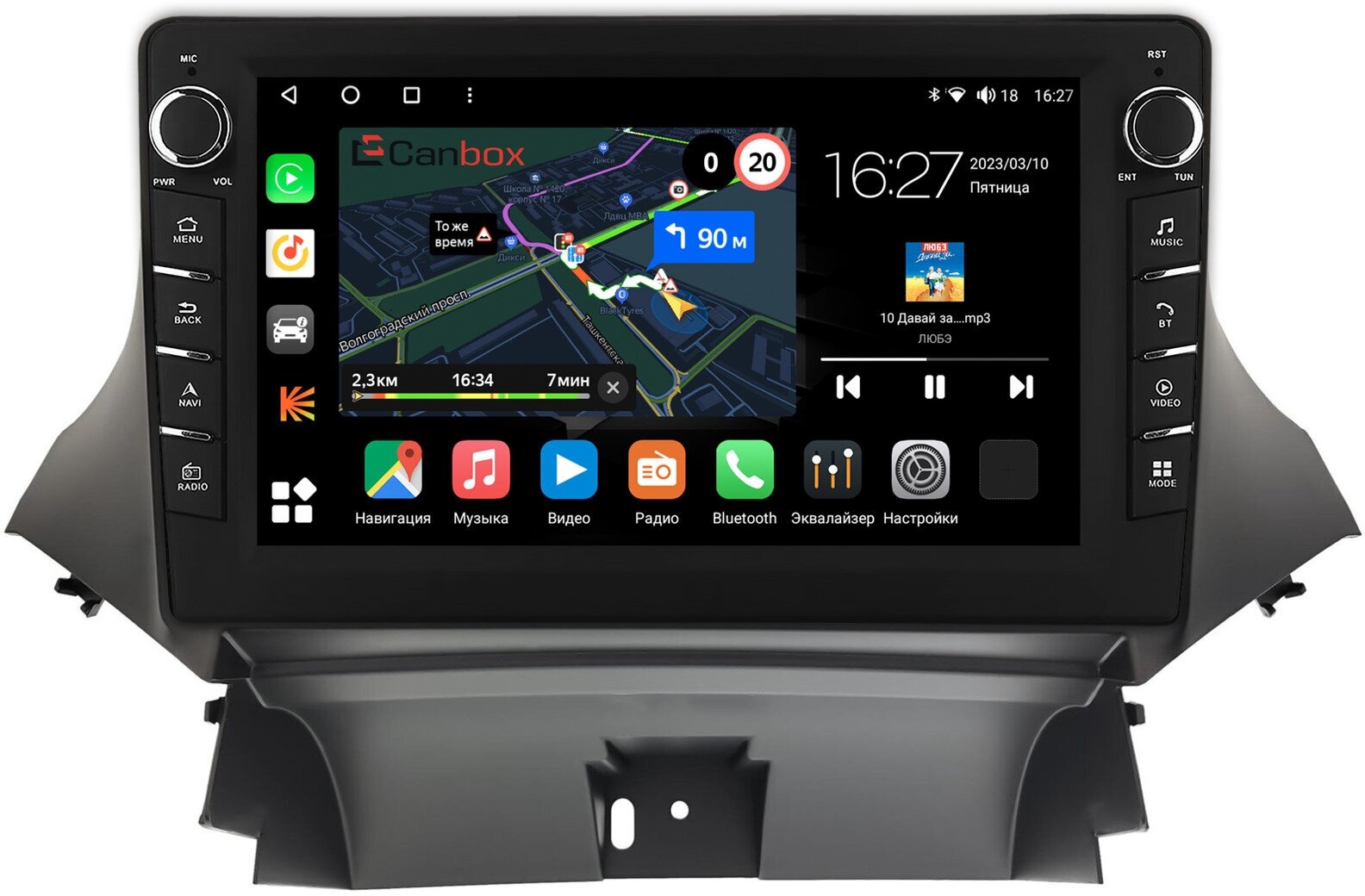 Штатная магнитола Chevrolet Orlando 2010-2018 Canbox M-Line 7831-9-6844 Android 10 (4G-SIM, 2/32, DSP, IPS) С крутилками