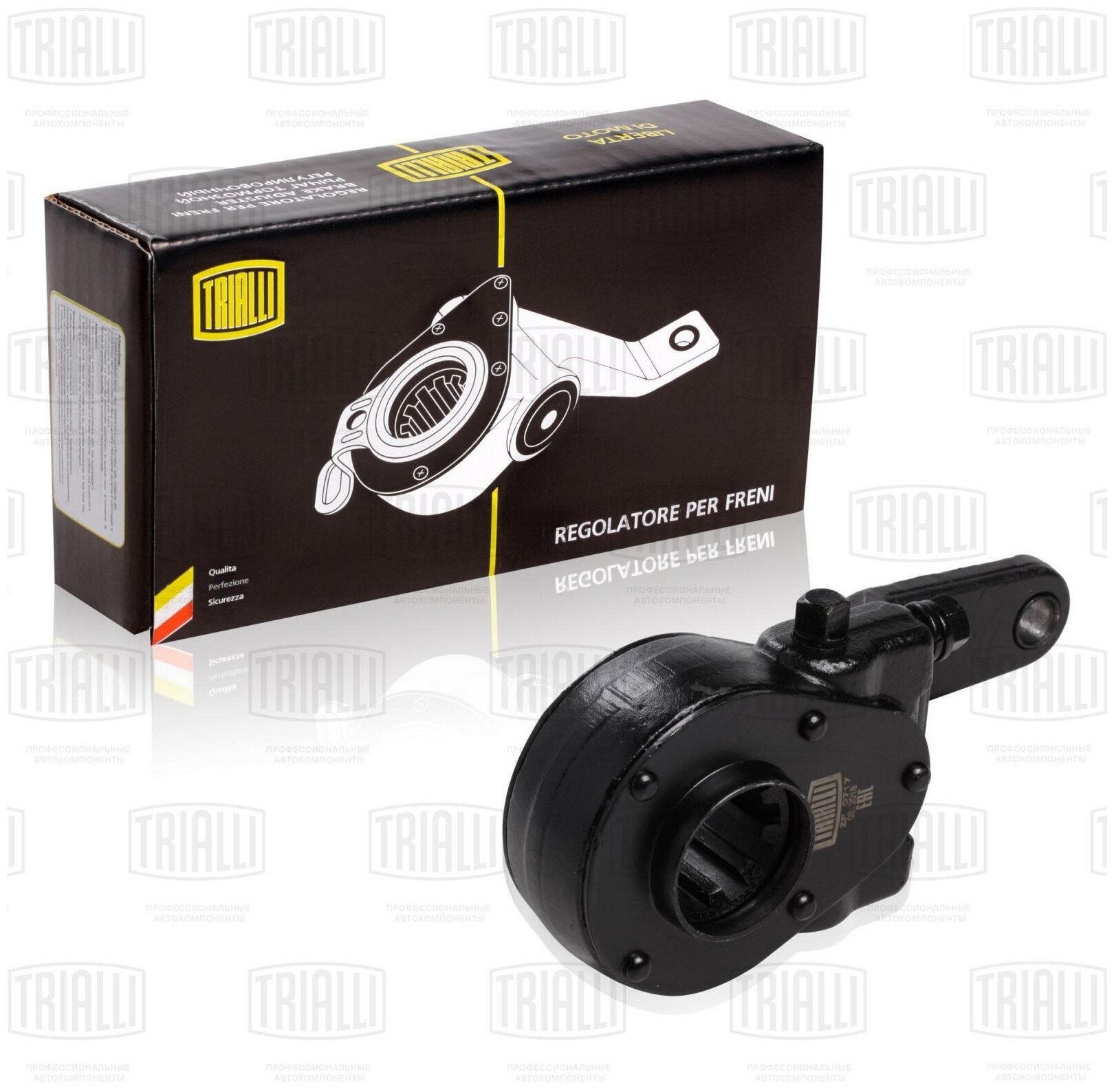 Рычаг тормоза регулировочный механический (трещотка) для автомобилей КамАЗ 6540 задний и передний левый (ZF 0717) TRIALLI