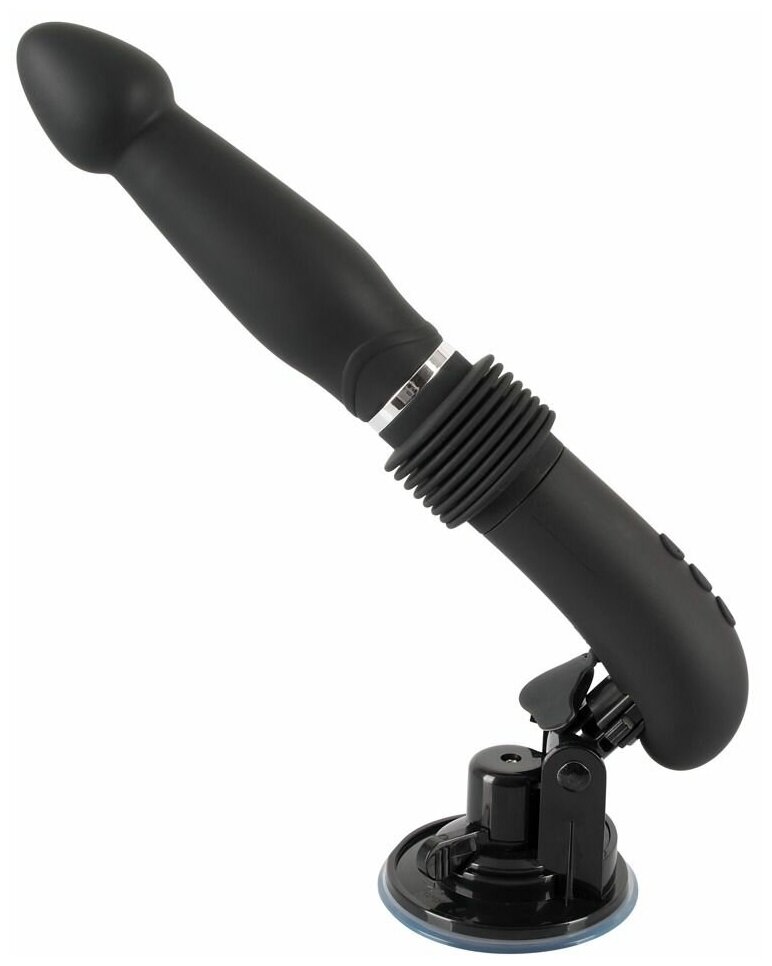 Черная секс-машина с поступательными движениями Fucking Machine