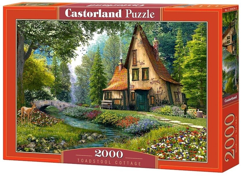 Пазл Castorland 2000 деталей: Коттедж