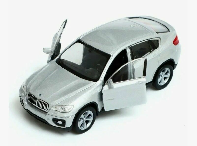 Игрушка Модель машины 1:34/39 BMW X6 43617 серебр