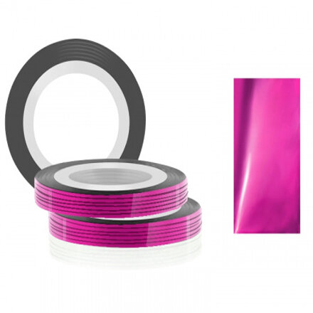 Jessnail Фольга для дизайна ногтей, №06 в рулоне 20м*0,8мм, малиновый