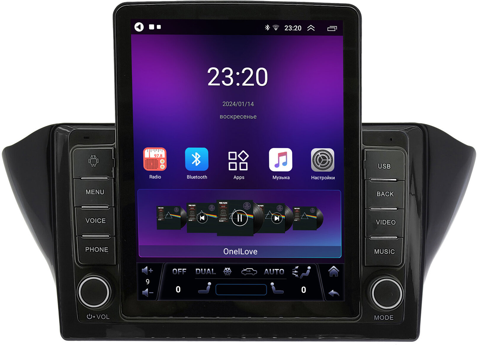 Штатная магнитола Geely Atlas, Emgrand 7, GS 2016-2022 Canbox GTR095-1072 на Android 10 (QLed, 4/64, DSP, CarPlay)