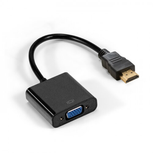 Кабель-переходник HDMI-VGA Exegate EX-HDMIM-VGAF-0.2, 19M/15F, 0,2м (EX294717RUS)