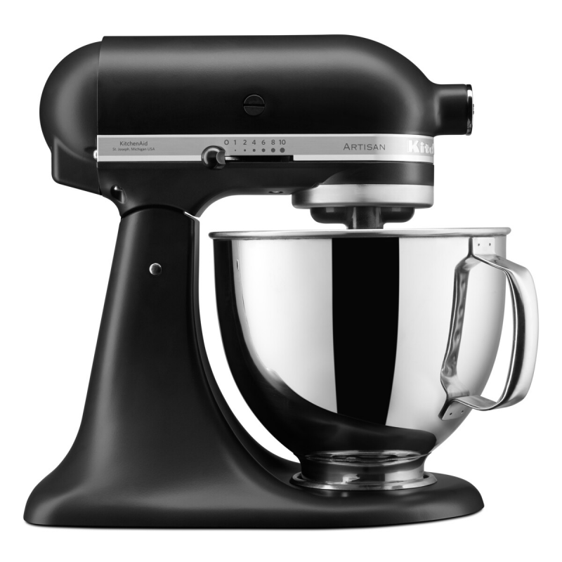 Миксер планетарный KitchenAid ARTISAN 5KSM125EBM 4,8л. Черный матовый
