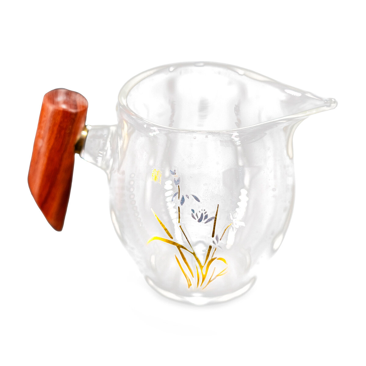 Чахай с деревянной ручкой "Растения" 250мл