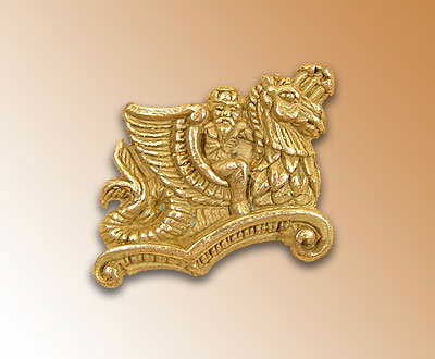 Декоративный элемент, дракон, 40 мм, металл, Amati, AM5358-02