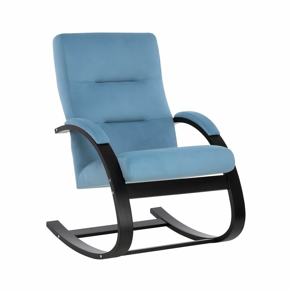 Кресло качалка, кресло для отдыха Милано, Венге, ткань велюр V 47