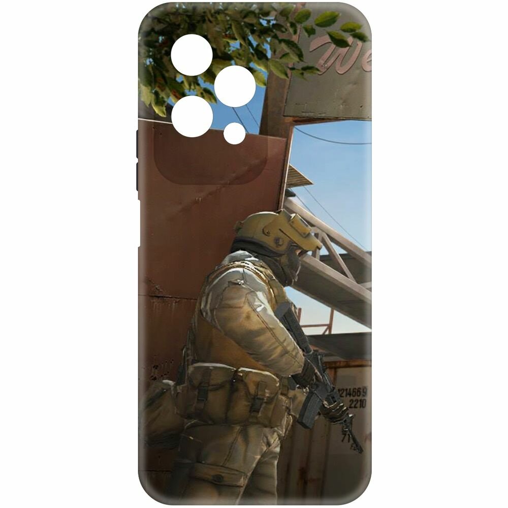 Чехол-накладка Krutoff Soft Case Cтандофф 2 (Standoff 2) - Rust для Honor 200 Lite черный