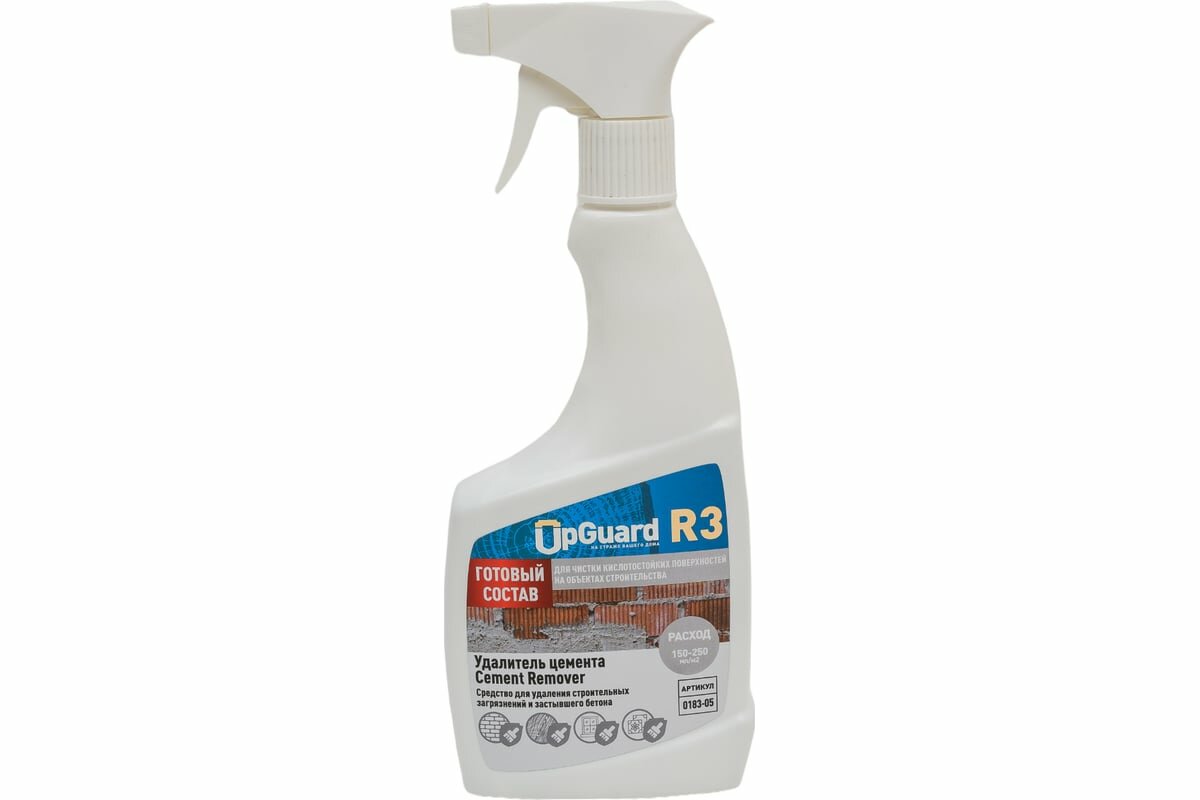 UPGUARD R3 Cement Remover 500 мл с триггером - удаление загрязнений и застывшего бетона