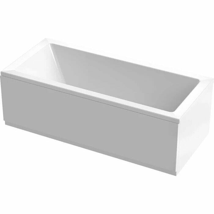 Акриловая ванна в сборе на металлическом каркасе PLANE-190-80-60-W37-SET, 190x80x60 PLANE-190-80-60-W37-SET