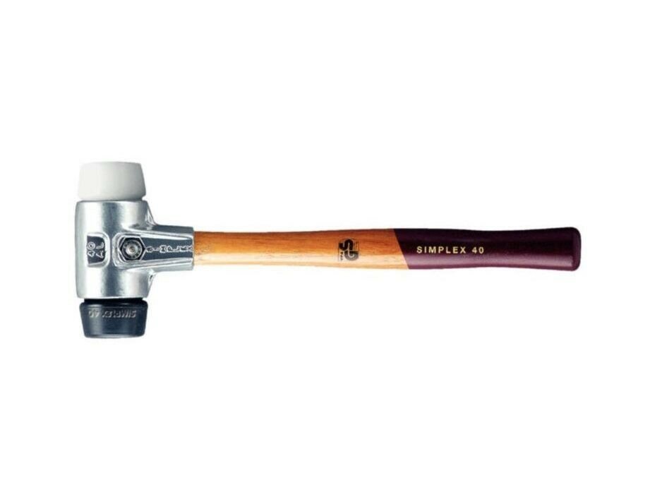 Молоток SIMPLEX с алюминиевым корпусом резина/суперпластик 60 мм 3127.060