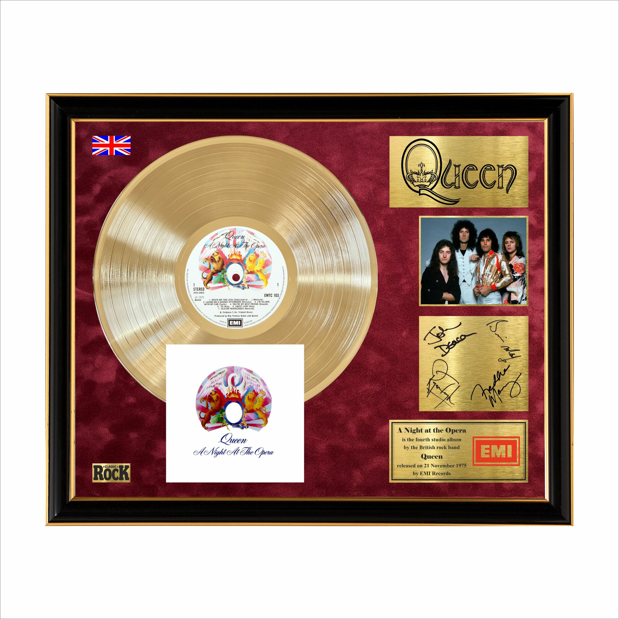 Queen Золотая виниловая пластинка