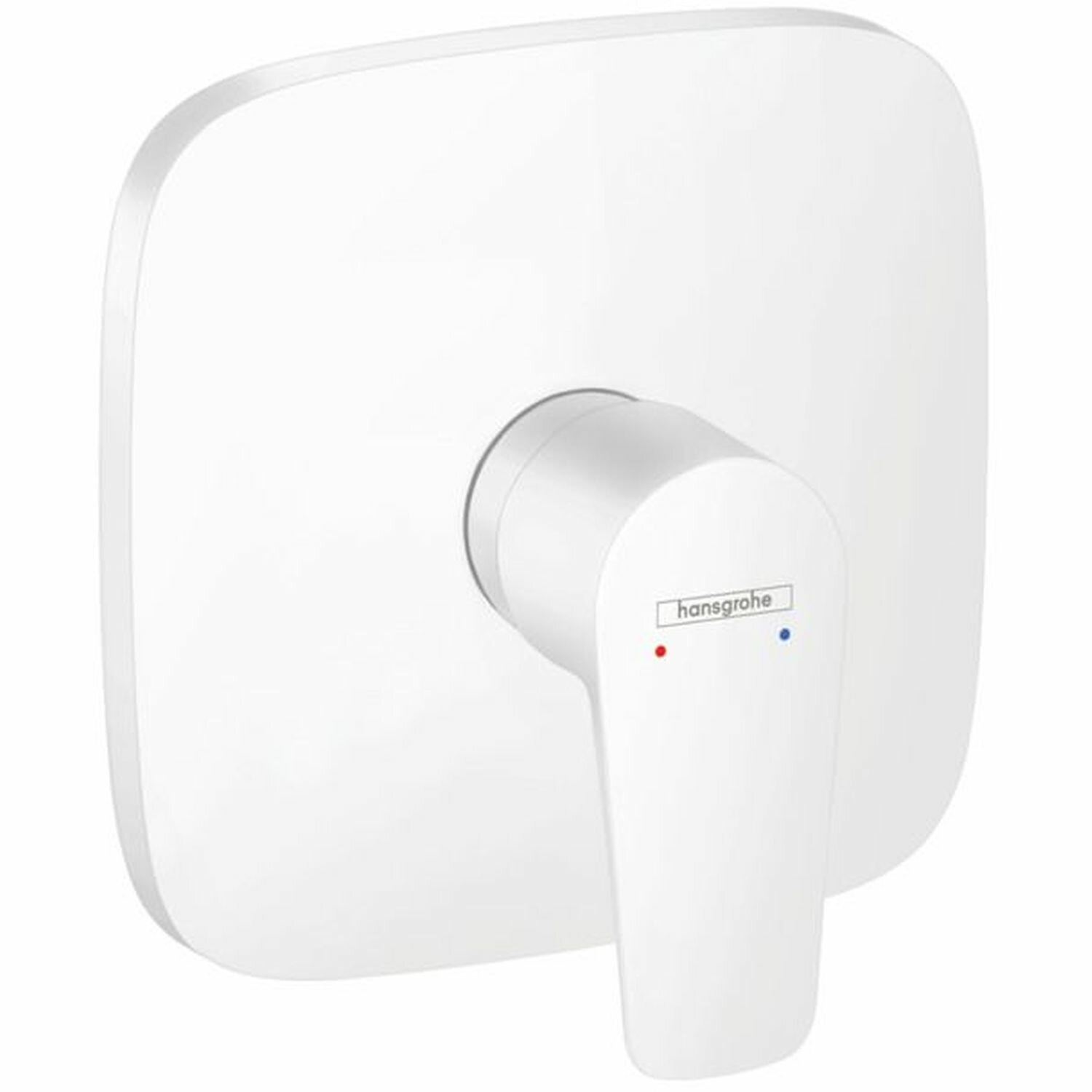 Смеситель для душа Hansgrohe "Talis E", встраиваемый, белый, матовое покрытие