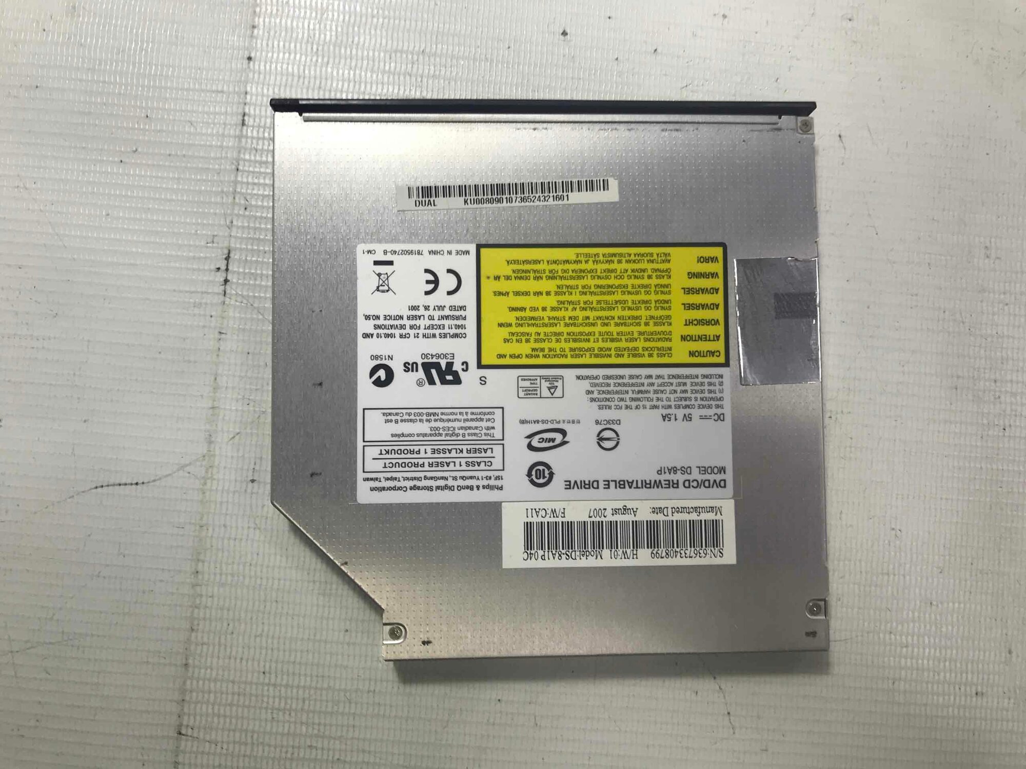 Привод DVD+RW для Acer Aspire 5100
