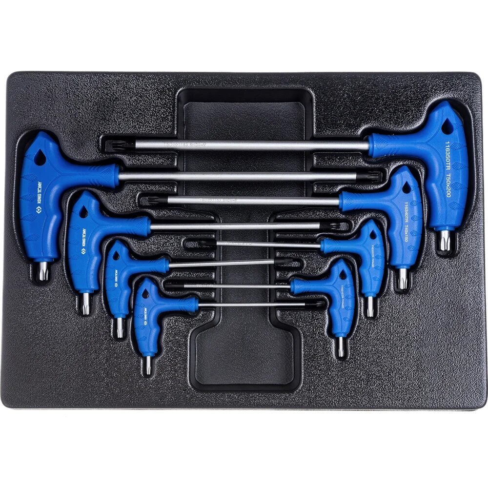 Набор L-образных ключей KING TONY Torx, ложемент, 8 предметов 9-22308TR