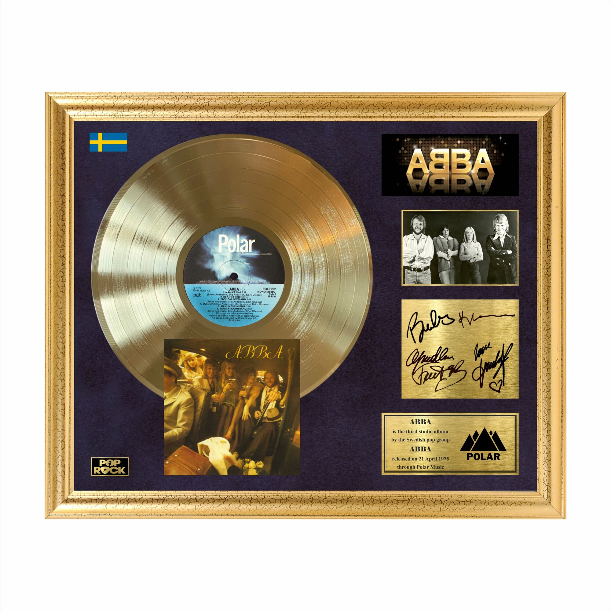 Золотой диск ABBA