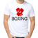 Футболка boxing, размер (52)XL, белый