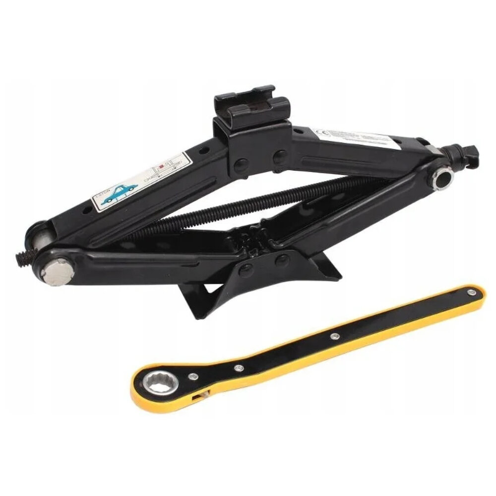 Домкрат винтовой механический АвтоDело 43115 (1.5 т) черный