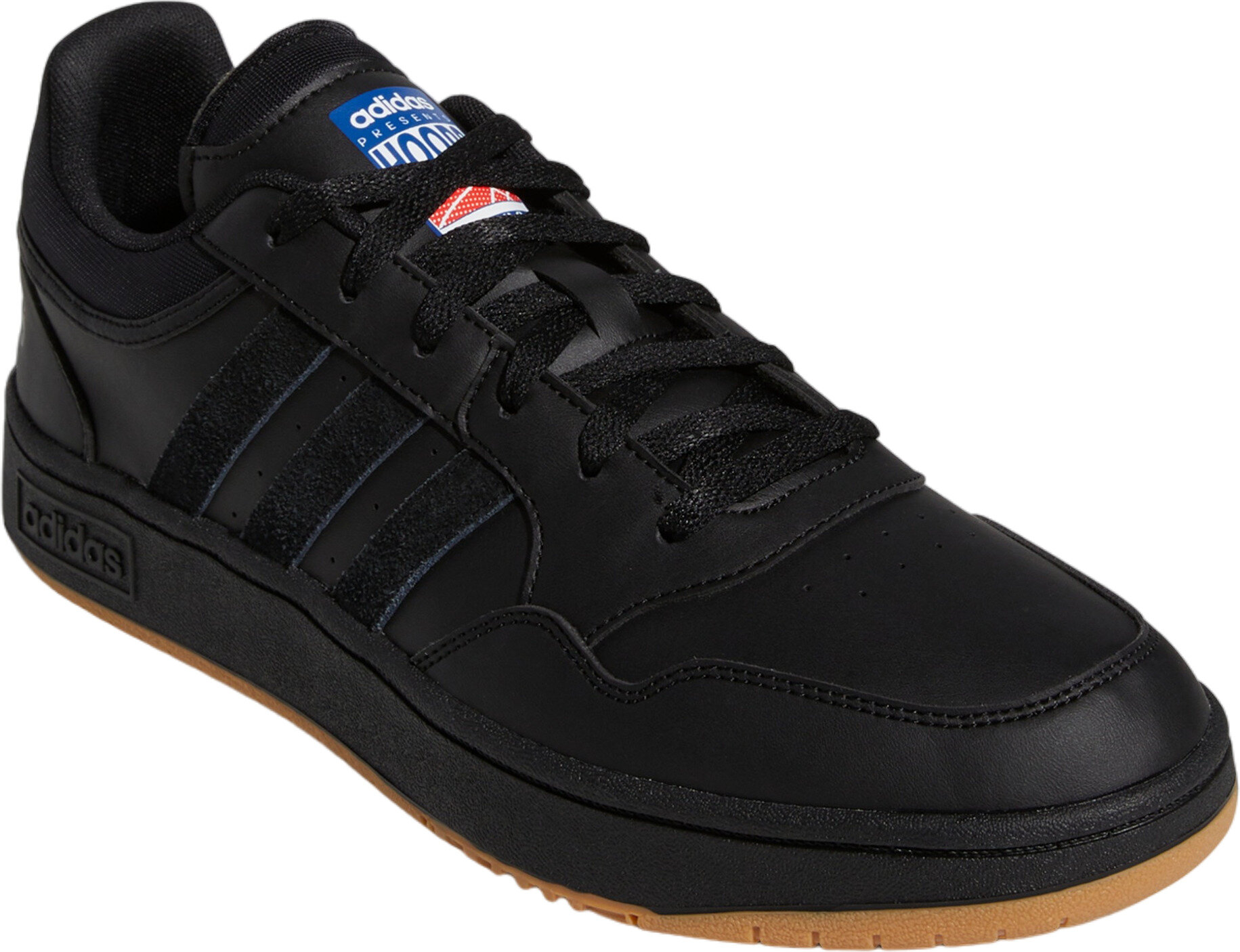 Кроссовки adidas Hoops 3.0, полнота F, размер 8,5 UK, чёрный — фото 1