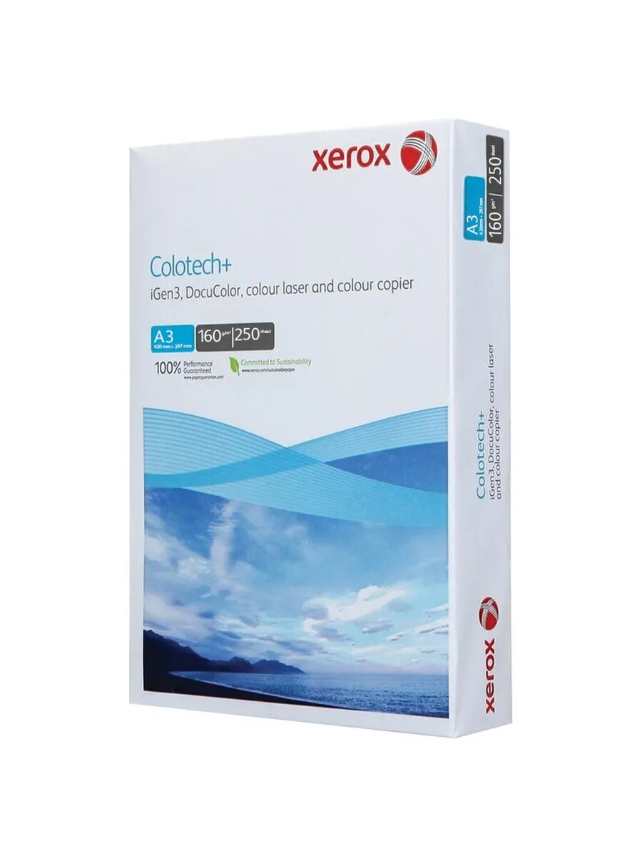 Бумага немелованная, формат А3, 250 л.