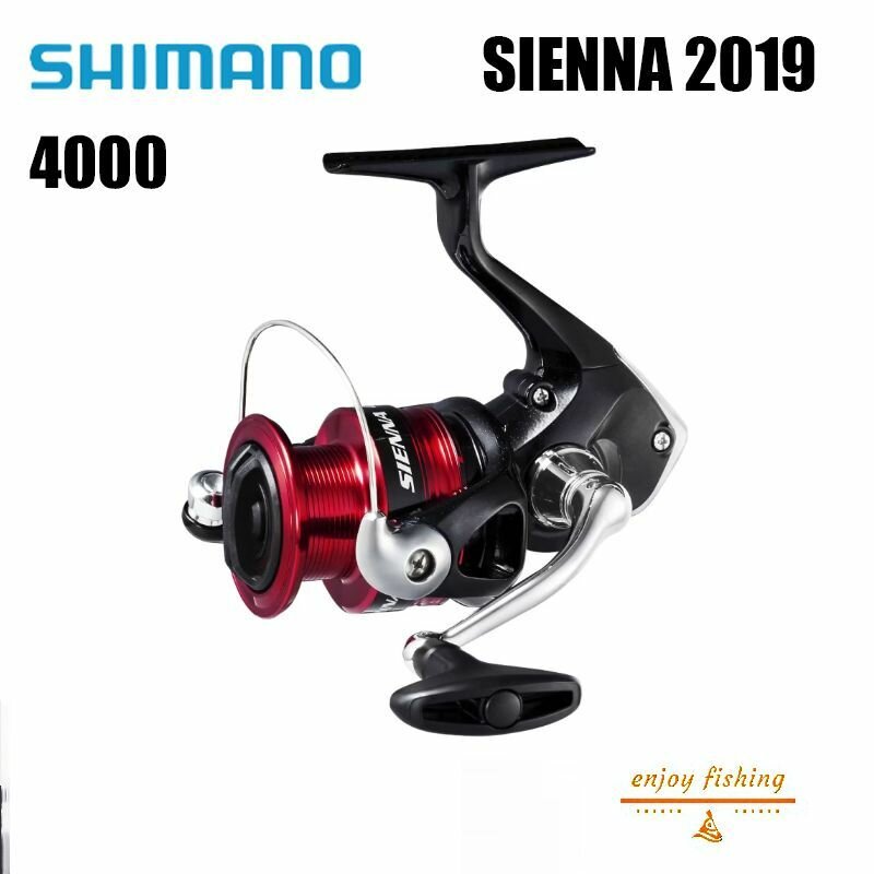 2019 SHIMANO SIENNA 4000 Спиннинговая катушка 3+1 подшипник Плавный фрикцион Лёгкая Прочная