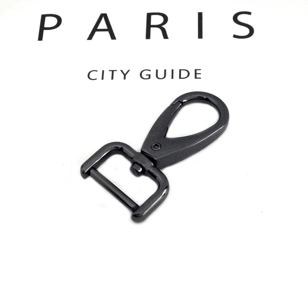 Металлические съемные карабины 5 размеров 16mm, Gun black