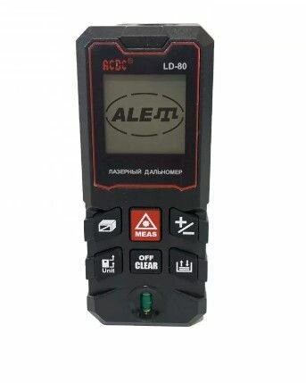Лазерный дальномер ACDC LD-80, 80-метровый, на батарейках AAA