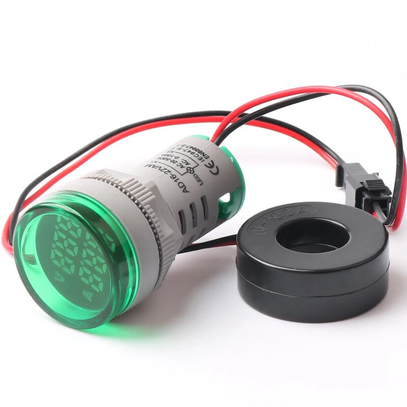 Светодиодный индикатор Green AD16-22VAM