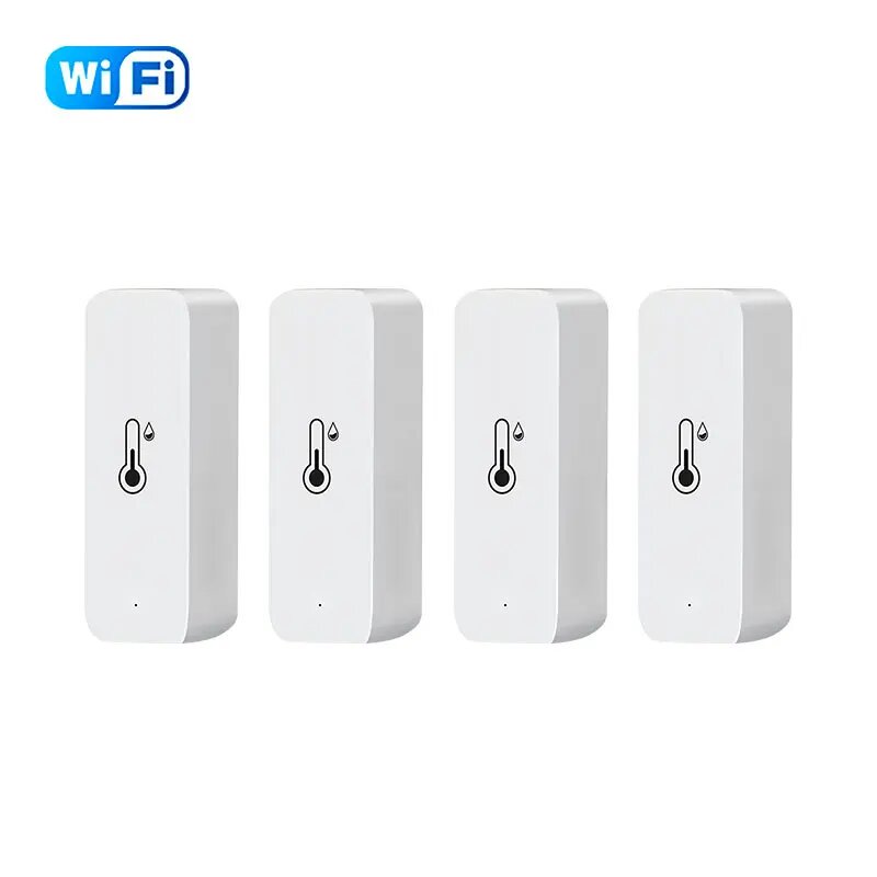 Tuya WiFi/Zigbee датчик температуры и влажности Wifi 4pcs