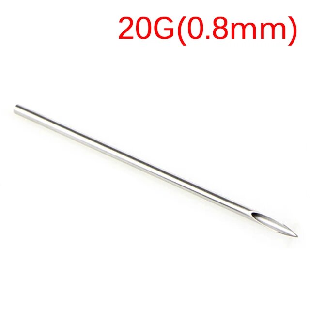 Стерильная игла для пирсинга 20G (0.8 мм)
