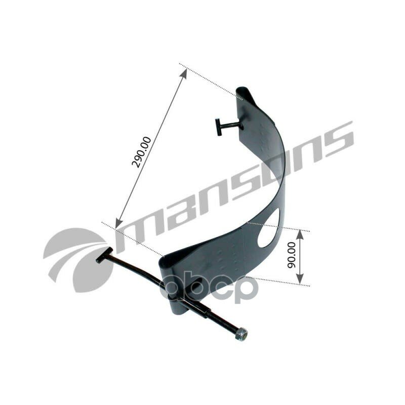 Хомут ! воздушный ресивер SCANIA P/G/R/T-series Mansons арт. 100671