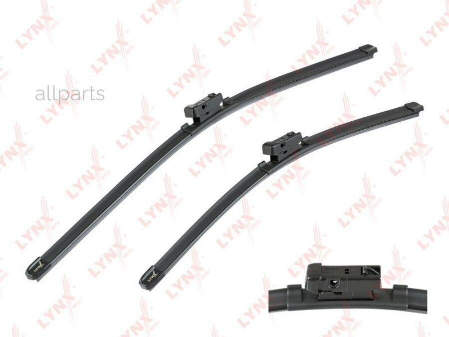 LYNXAUTO XF6048B щетки к-кт! бескаркасн.600/24'+480/19'\ VW Jetta/Golf VI Cabrio 10>