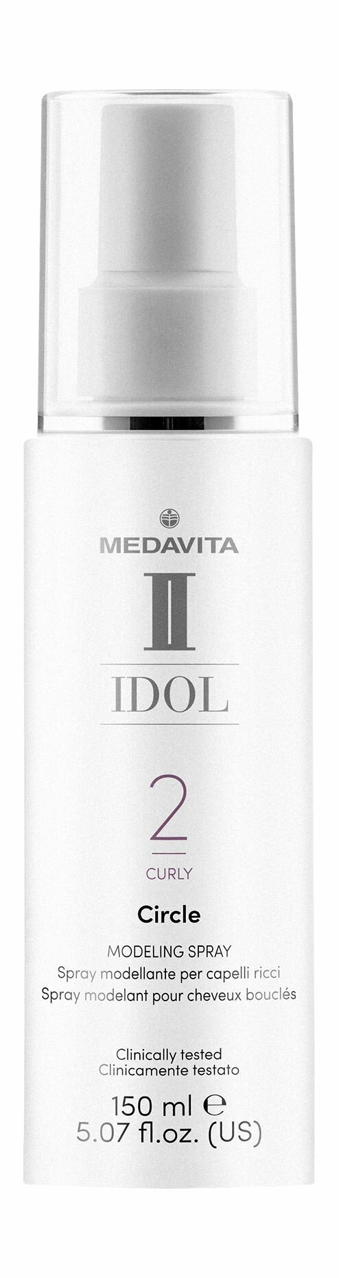 MEDAVITA Idol Circle Modeling Spray Спрей для вьющихся волос моделирующий, 150 мл