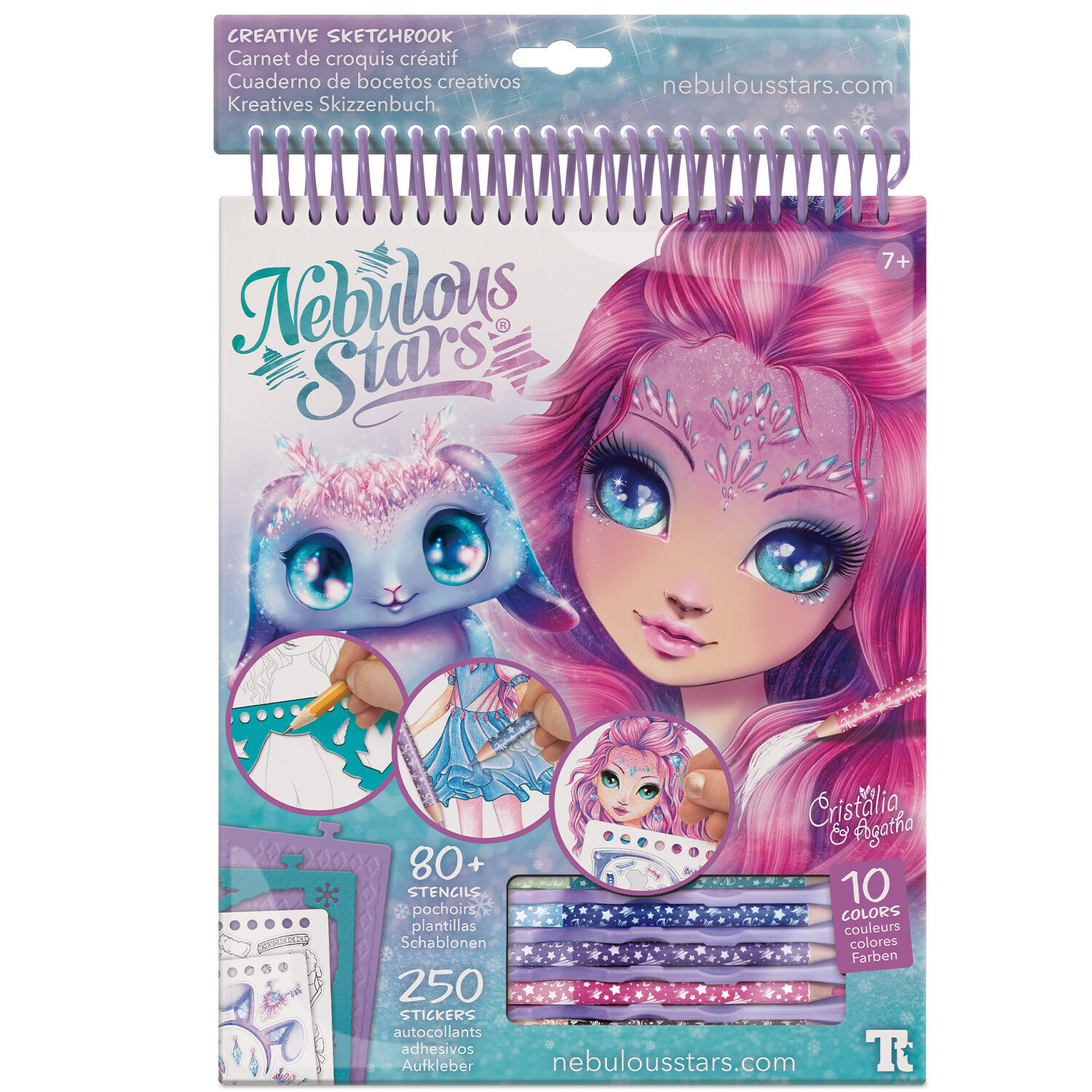 Nebulous Stars Серия Space: Раскраска для девочек Cristalia