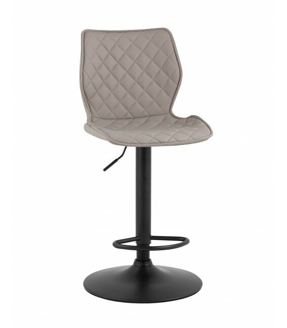 Стул барный Дайраго, экокожа, серый