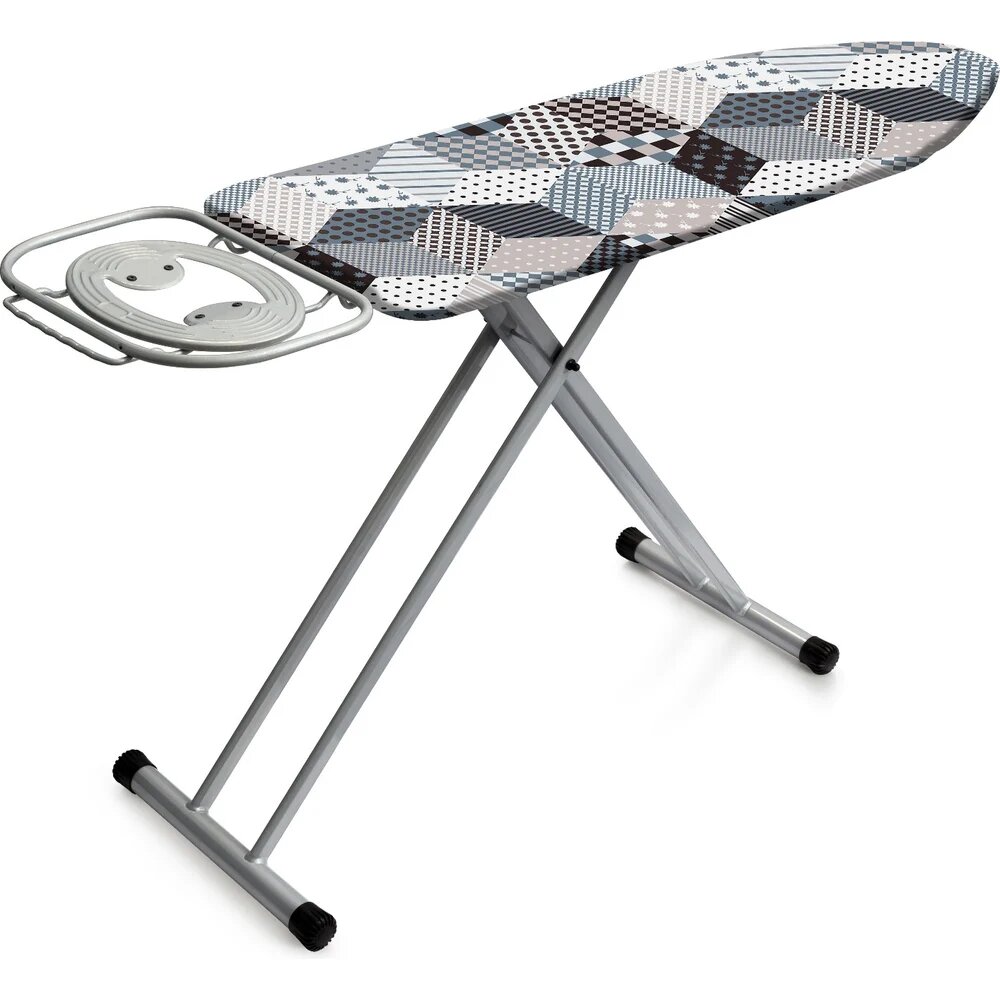 Гладильная доска Perilla Домина, регулируемая высота 700-900 мм, для комфортного глажения любого типа белья