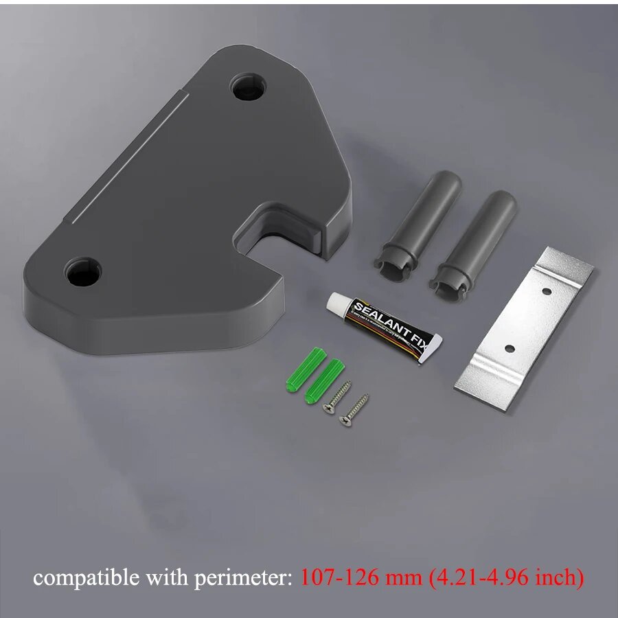 Настенный кронштейн для пылесосов Dyson V6 V7 V8 V10 V11 V12, без сверления, Grey (107-126mm)