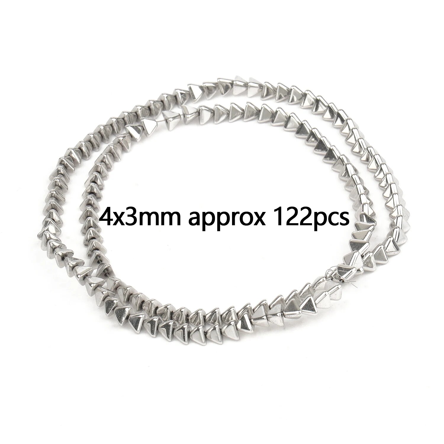 Гематитовые бусины TANANTA белые для ювелирных изделий type3-4x3mm